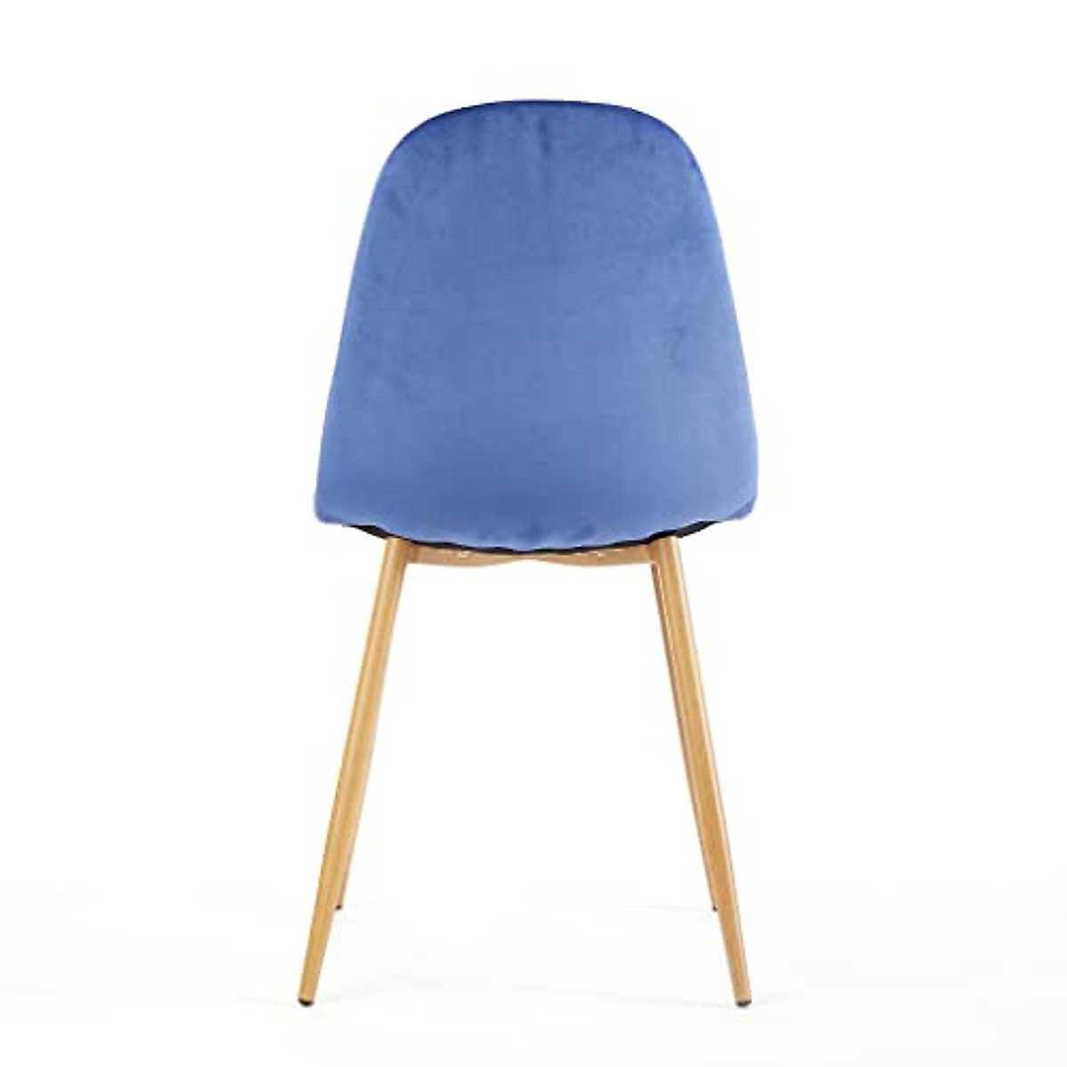 Urban Shop Velvet Dining Chair, Set of 2, Blue