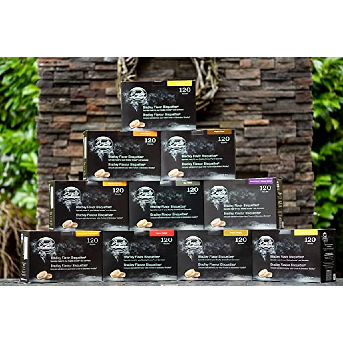 Bradley Smoker Bisquettes for Grilling and BBQ, Pecan Special Blend, 120 Pack