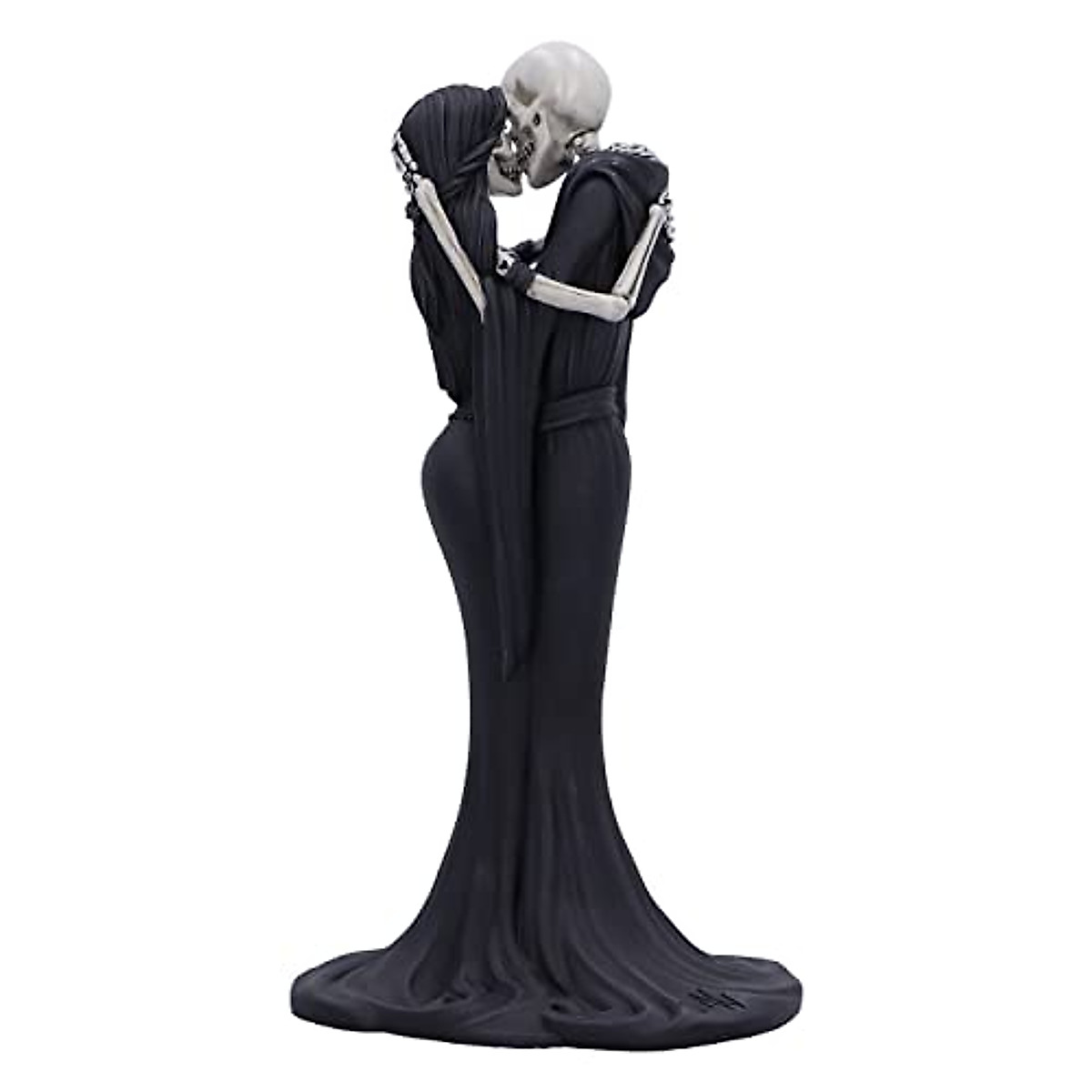 Nemesis Now Eternal Kiss 24cm, Resin, Gothic Wedding Giftware, Skeleton Kiss Figurine, Cast in The Finest Resin, Hand-Painted,Black and White