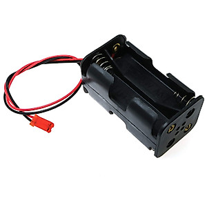 E-outstanding Battery Holder 2PCS 4 Cell AA Battery Case Box Container with JST Plug