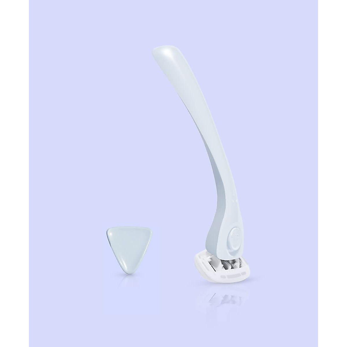 Billie Shaving Razor Cool Blue with 2 x 5-Blade Cartridges and the Magic Holder, 4 Piece Set