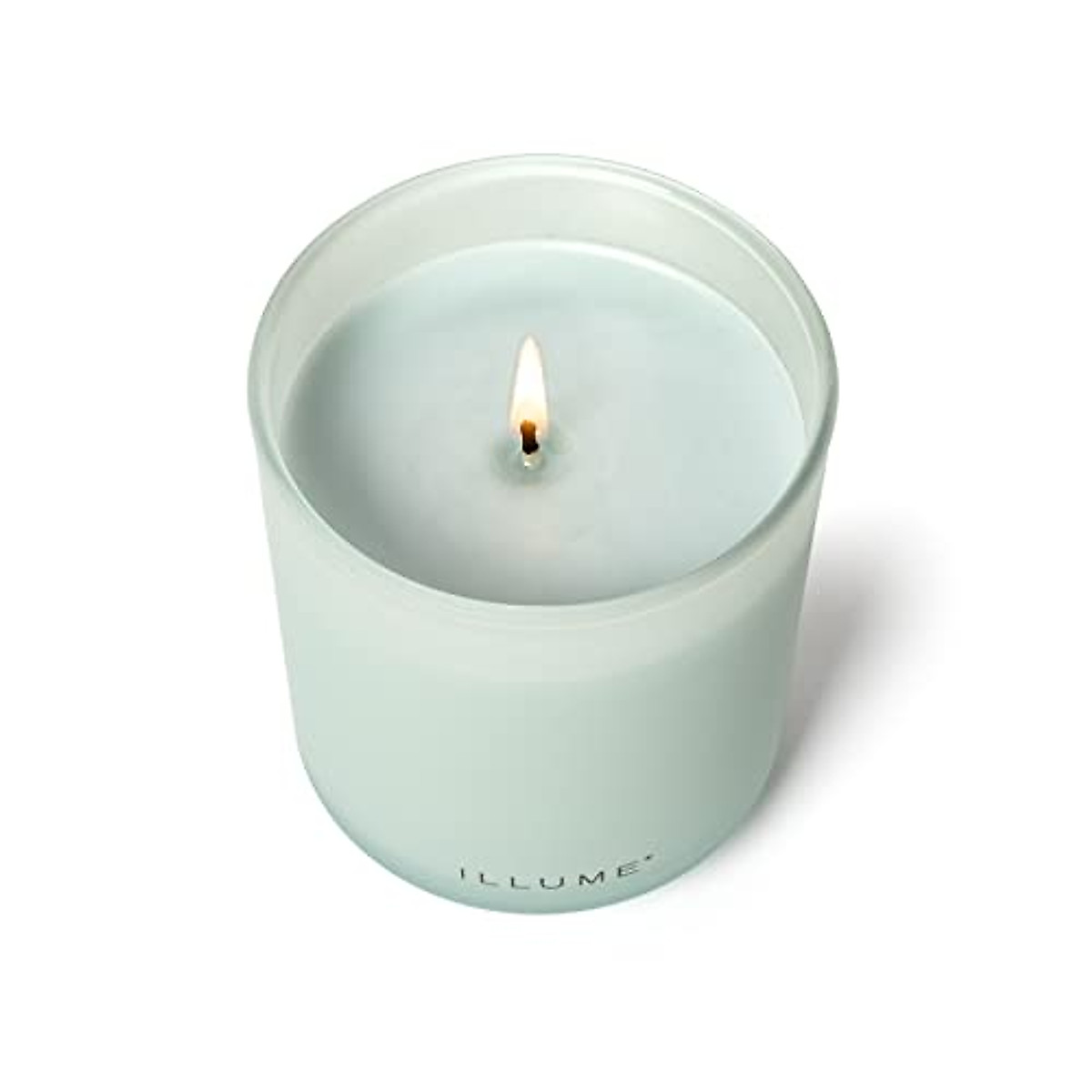 Illume Beautifully Done Essentials Fresh Sea Salt Boxed Glass Scented Soy Candle, 3" L x 3" W x 1" H