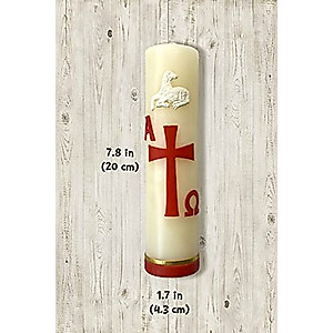 Easter Candle Paschal Candle Cirio Pascual Alpha Omega Relieve Lent