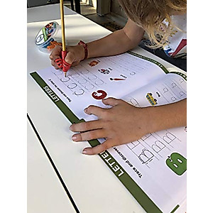 Bright Autism Trace and Learn to Write Workbook, Trace line, Shapes, Numbers and Letters workbook for Kids, Preschool Workbook, Pre-Writing, Pre-Reading