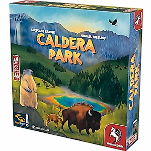 Caldera Park - Tile Laying Game - for Family Game Night - Ages 10+ - 1 to 4 Players - 30 to 40 Minutes of Playtime