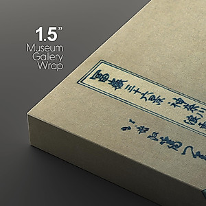 wall26 Canvas Print Wall Art Set The Great Wave Off Kanagawa by Hokusai Cultural Historic Oil Painting Fine Art Reproduction Scenic Colorful for Living Room, Bedroom, Office - 16"x24" x 3 Panels