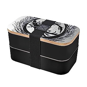 The Abstractionist Tree Adult Lunch Box, Bento Box, With Cutlery Set Of 3, 2 Compartments, Rectangular, Lunch Box For Adults
