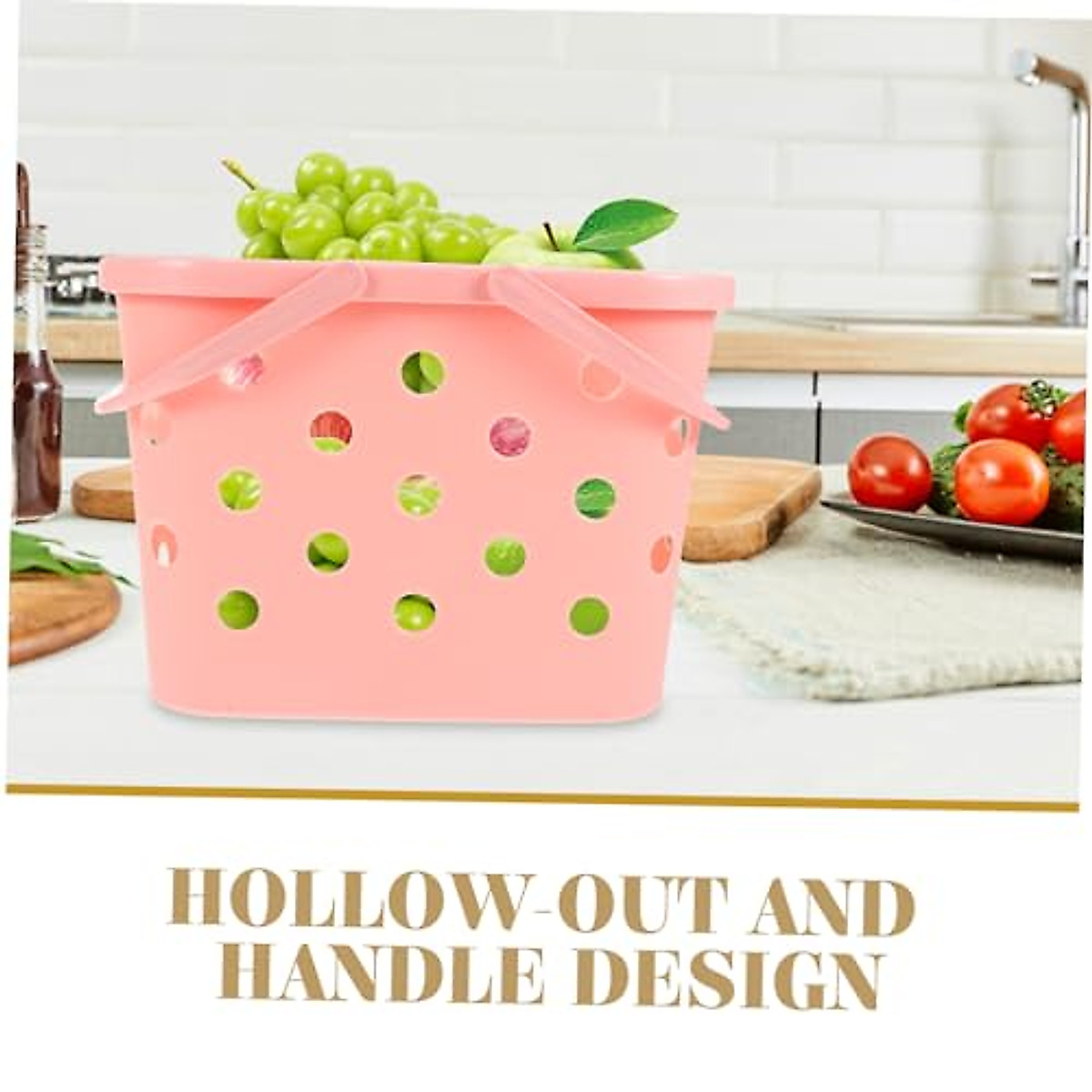 FONDOTIN 2pcs Laundry Basket for Bathroom Underwear Storage Organizer Bathroom Organizer Basket Storage Bags Vegetable Basket Portable Cube Storage Basket Sundries Basket Yellow