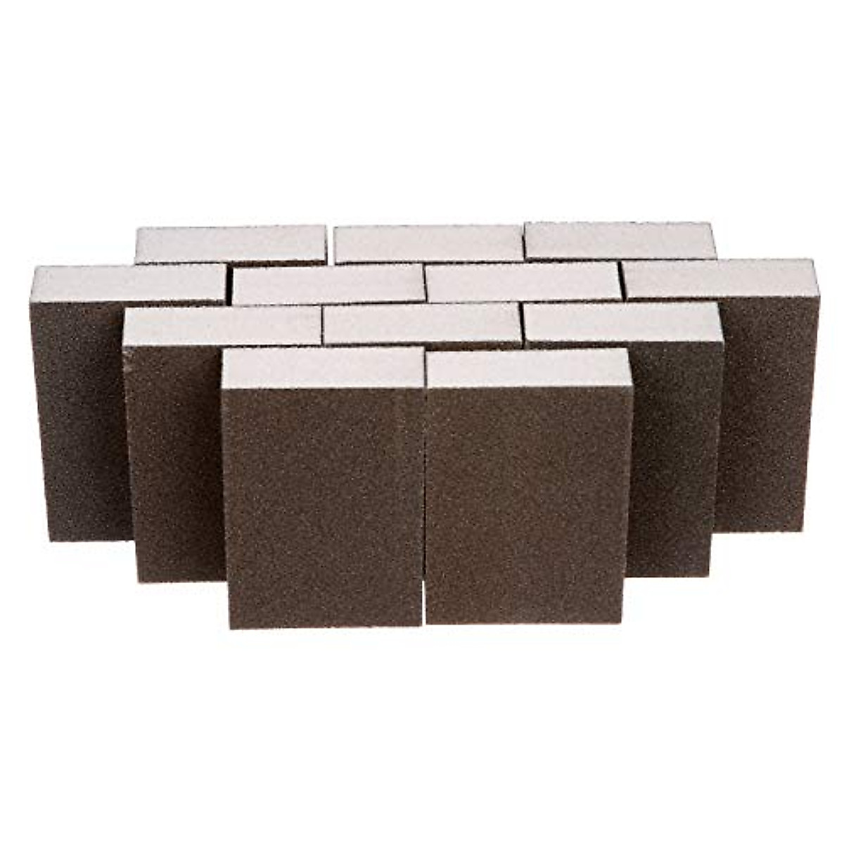 3M Sanding Sponge, 3 3/4 in x 2 5/8 in, Medium, 12-Pack