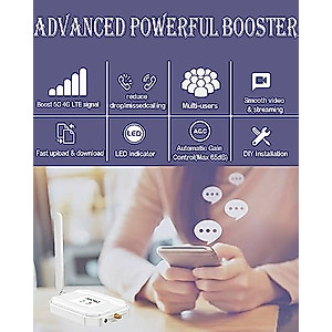2023 Latest AT&T Signal Booster AT&T Cell Phone Signal Booster T Mobile Cell Booster for 5G 4G LTE on Band 12/17 AT&T Cell Booster AT&T Cell Booster ATT Extender Signal Booster Boost Call/Data White
