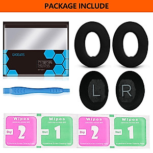 Ear Pads Replacement for Bose QuietComfort 45, Cooling Gel Earpads with Memory Foam for Bose QC45 & QC SE Wireless Headphones Upgraded (Black)