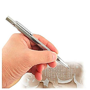 RLECS 2pcs 5.7inch Carve Engraver Scribe Scriber Tool for Stainless Steel/Ceramics/Glass,Carving Tungsten Carbide Scribe and Etching Pen