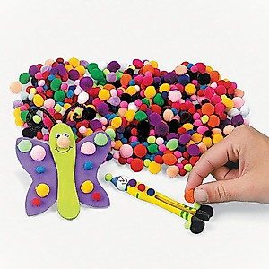 Tiny Pom Poms- 500 Pc - Crafts for Kids and Fun Home Activities
