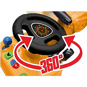 Kiddieland Lights N' Sounds Activity Crane Truck Ride-on