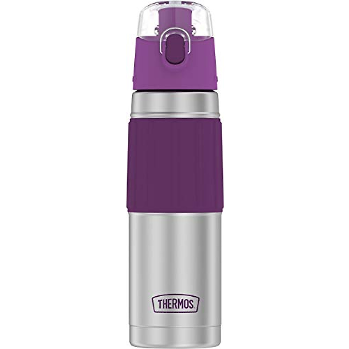 Thermos 2465SSP6 18-Ounce Vacuum-Insulated Stainless Steel Hydration Bottle (Deep Purple), 18 Ounce