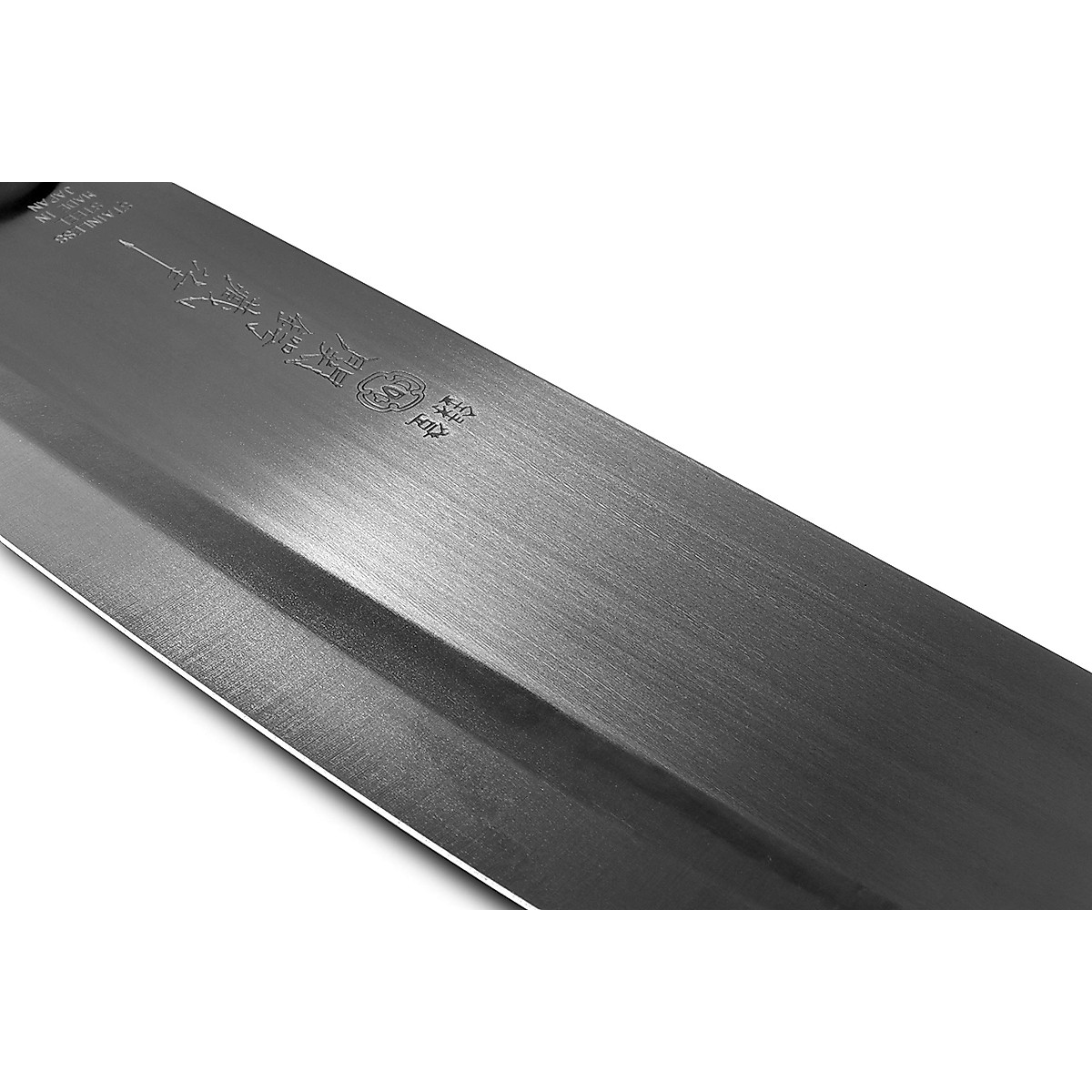 Seki Japan TSUBAZO Japanese Vegetable Kitchen Knife, Stainless Steel Nakiri Knife, Shiraki Handle, 170 mm (6.7 in)