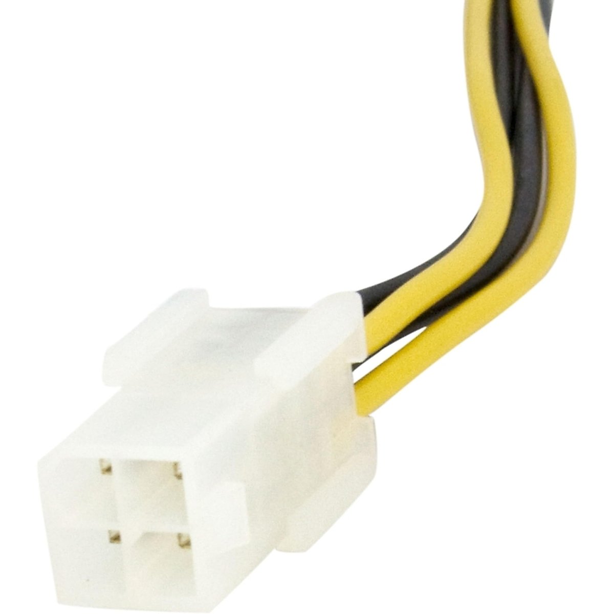 StarTech.com 6 Inch 4 Pin to 8 Pin EPS Power Adapter with LP4 - F/M - ATX to EPS Power Adapter (EPS48ADAP), Black