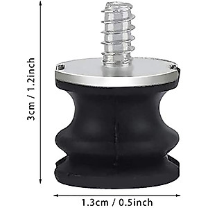 ZCZQC 6pcs AV Buffer for Husqvarna 61 66 133 136 141 272S 266 268 272XP Chainsaw Garden Tool Parts, 1.2x0.5x0.2 Inches