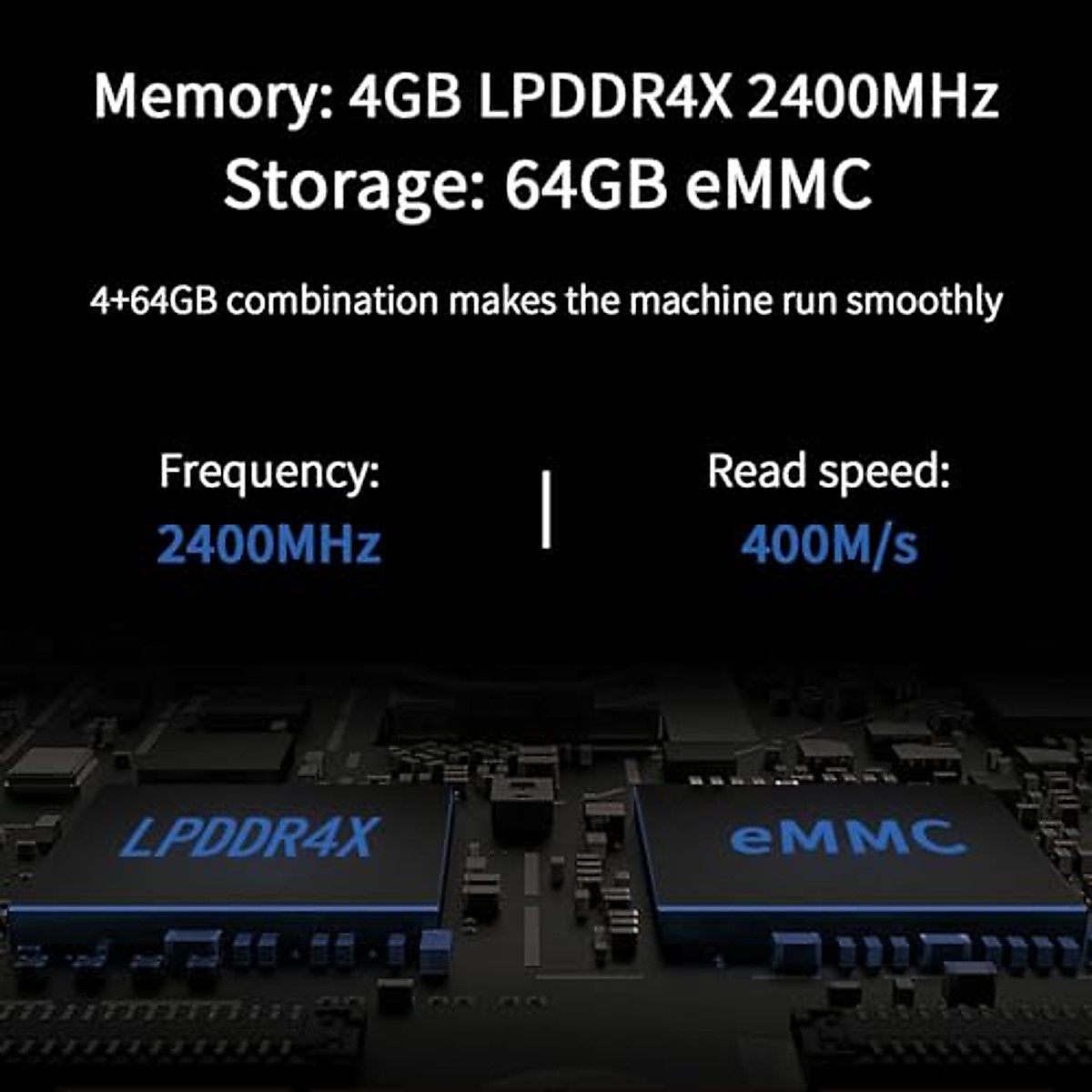 T5 Mini PC,Intel Processor N4020(up to 2.8GHz,4M Cache),Mini Computer with 4GB RAM+64GB eMMC,Dual Screen Display,HDMI+DP,USB3.0,2.4G/5GHz Dual WiFi 5, BT5.0,Gigabit Ethernet,Auto Power On