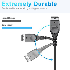 Charger for Gameboy Advance SP, AC Adapter Compatible with Nintendo DS, GBA SP Charger Wall Travel Charger Power, 5.2v 450mAh