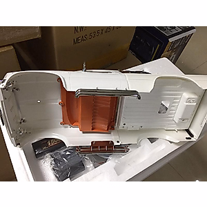 wheelfun HG 1/10 4WD RC Pickup Truck 4X4 Rally Car Racing Crawler KIT Model Chassis Gearbox White