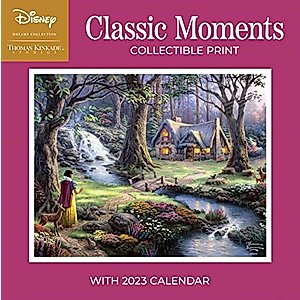Disney Dreams Collection by Thomas Kinkade Studios: 2023 Collectible Print with: Classic Moments