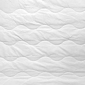 effe bébé Baby Crib Mattress Pad Cover Protector- Toddler Bed Mattress Cover- Crib Mattress Topper, 100% Silken Soft Cotton top, TPU Waterproof Film Backing 28”x52”x10”