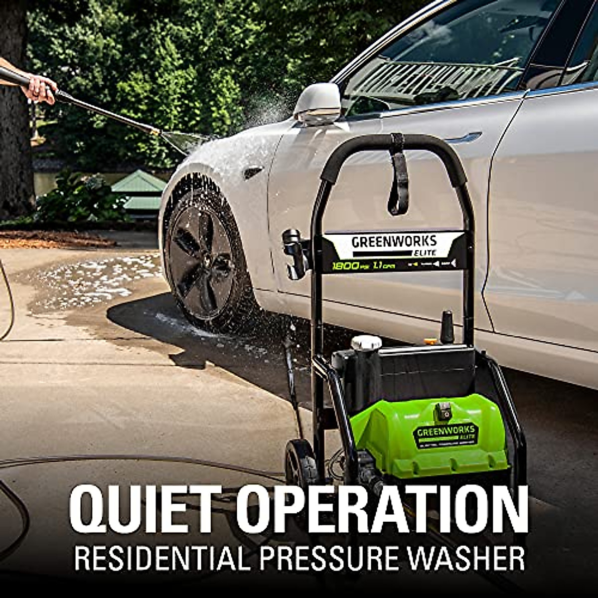 Greenworks PW-1800 1800 PSI 1.1 GPM Electric Pressure Washer