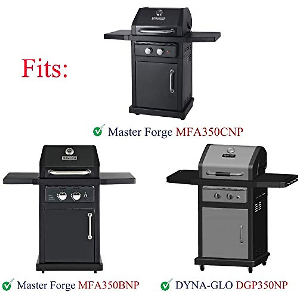 Adviace 14 7/8" Porcelain Steel Heat Plate, Heat Shield, Heat Tent, Burner Cover Replacement for Dyna-Glo DGP350NP, DGP350SNP-D, 101-03005, Master Forge MFA350BNP, MFA350CNP, Home Depot DGP350NP-D.