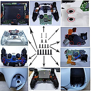 Screws set for PS4 PS5,Xbox one/series X Controller Install Repair Screws and Phillips T6 T8 Screwdrivers Open shell tool,