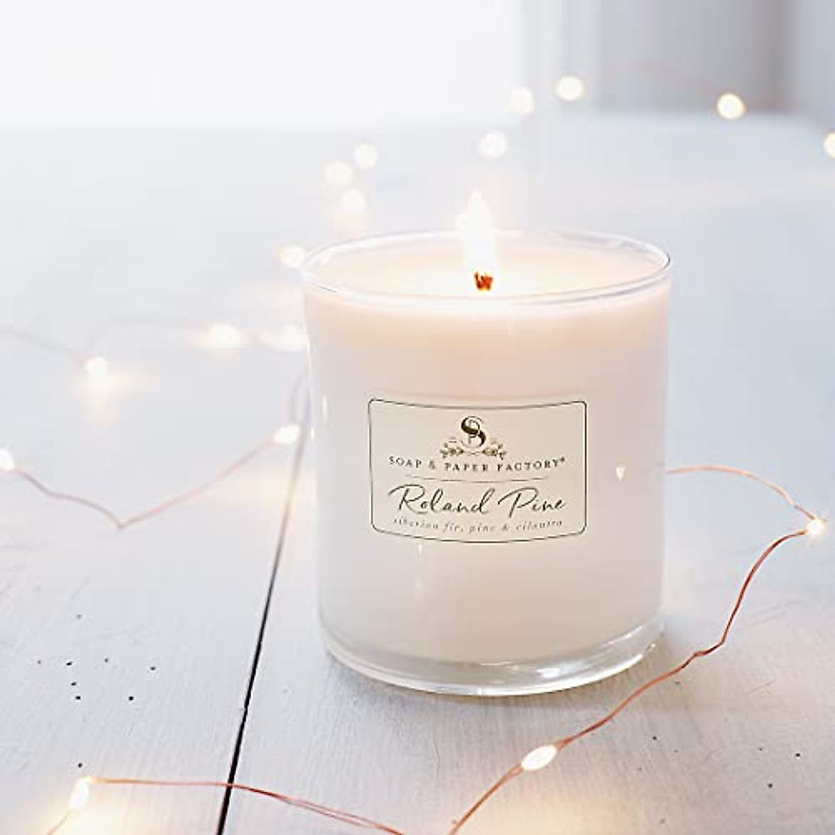 Soap & Paper Factory Roland Pine 9.5 oz Large Soy Candle