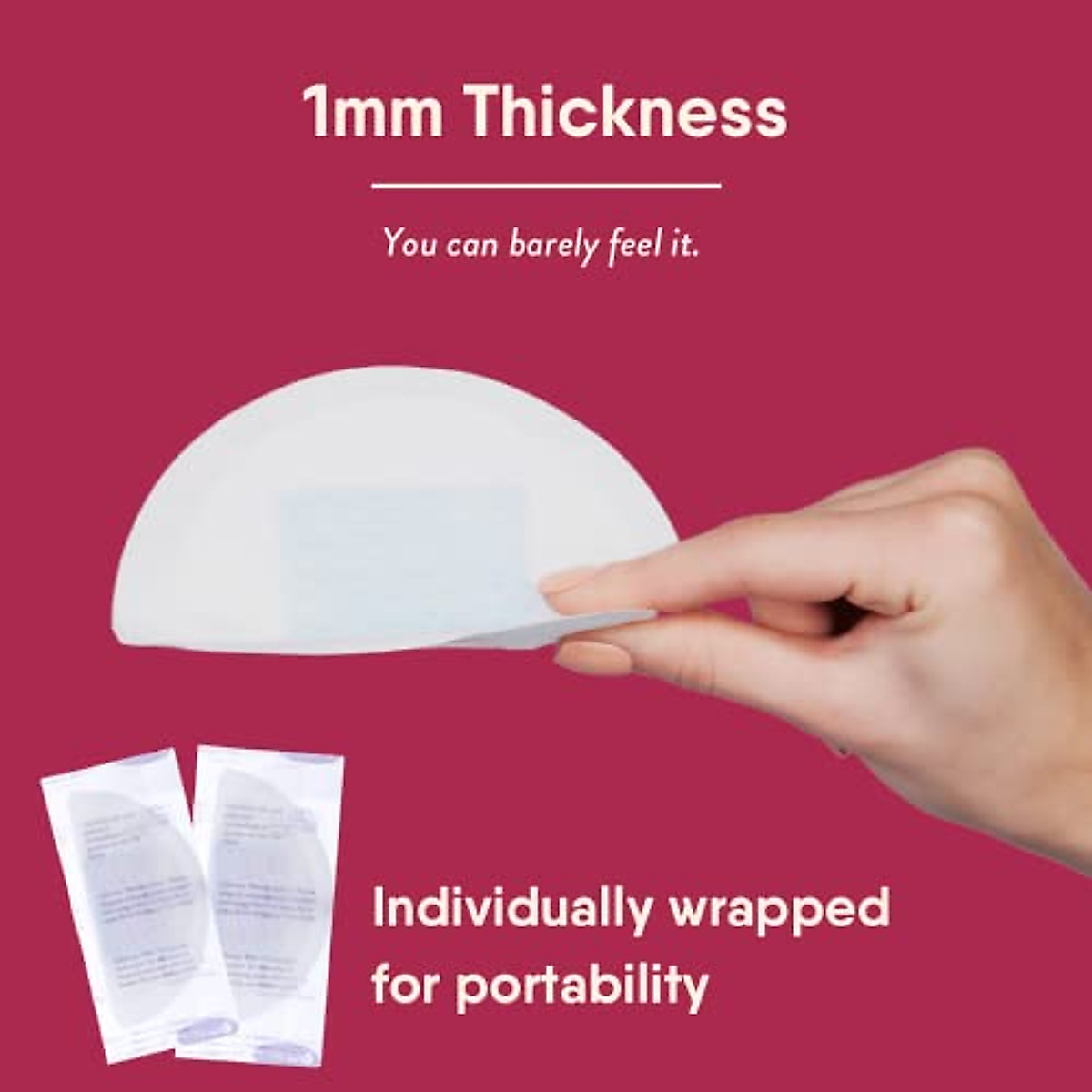 NatureBond Ultra Thin Disposable Nursing Pads for Breastfeeding, 120 Count, Lactating Pads, Protectores de Lactancia, Breast Pads 1mm Thickness