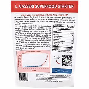 L. Gasseri SuperFood Starter Culture ProBiotic Cultured Dairy Low And Slow Yogurt Lactobacillus By Cutting Edge Cultures