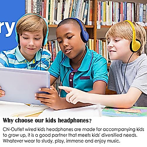 CN-Outlet Kids Headphones 16 Pack Bulk Multi Color for School Classroom Students Children Toddler Boys Girls Teen and Adult