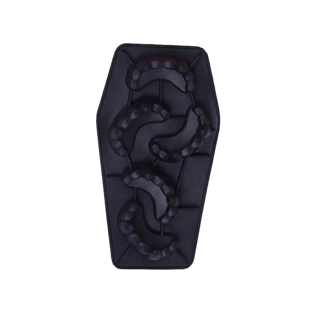 BESPORTBLE Halloween Vampire Teeth Ice Cube Mold Creative Halloween Theme Chocolate Ice Box Ice Cube Tray Mold Ice Maker DIY Kitchen Party Accessories