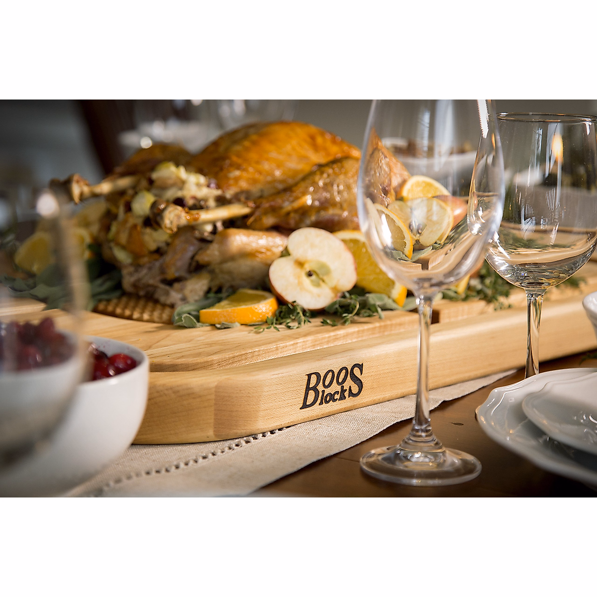 John Boos Block MN2418150-SM Carving Collection Pyramid Design Reversible Maple Cutting Board with Juice Groove, 24 Inches x 18 Inches x 1.5 Inches