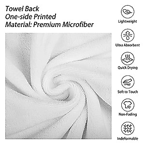 ainidamiss White Grey Gold Marble Decorative Hand Towels Ultra Soft Highly Absorbent Microfiber Kitchen and Bath Hand Towels Multipurpose for Bathroom Kitchen Gym Hotel and Spa 15.7x27.5 in