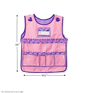 Melissa & Doug Hair Stylist Role Play Costume Dress-Up Set (7 pcs)