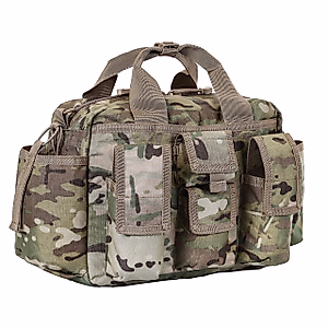 LAPG Tactical Bailout Gear Bag, Men's Diaper Bag, Tactical Dad Bug Out Bag, Range Go-To Bag, Multi-Pockets, Multicam
