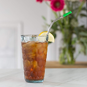 Stainless Steel Reusable Straws Plus 100% Silicone Straw Tips