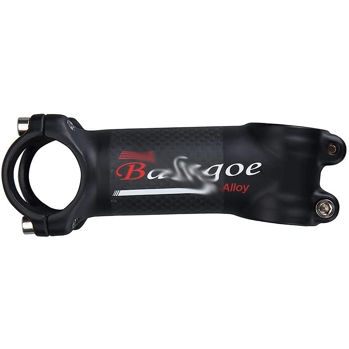 ZECHAO Carbon Fiber Road Bike Stem,28.6-31.8MM Aluminum Riser Stem Carbon Handle 6 Degree 17 Degree Bike Stem (Color : Black, Size : 17 Degrees 70mm)