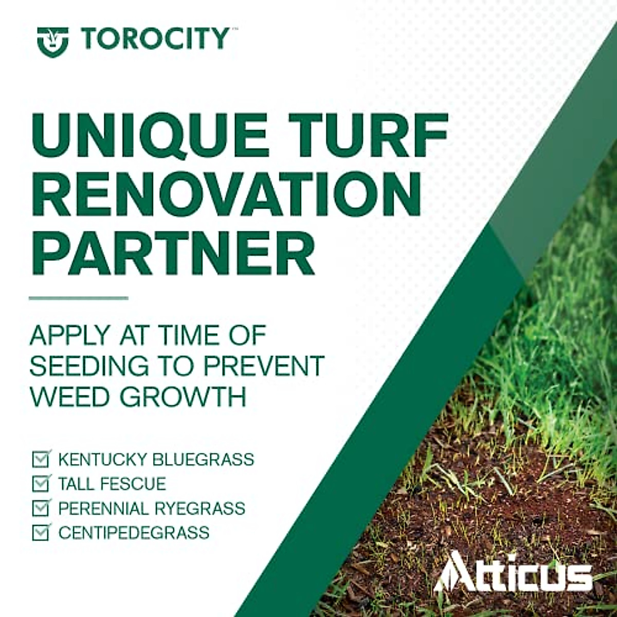 Torocity Turf Herbicide - Mesotrione Concentrate (8 oz) by Atticus (Compare to Tenacity) – Selective Weed Killer for Commercial and Residential Lawns – Pre and Post Emergent Control