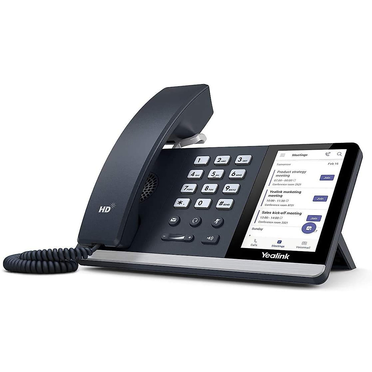 Yealink T55A IP Phone - Corded - Corded - Wall Mountable (Renewed)