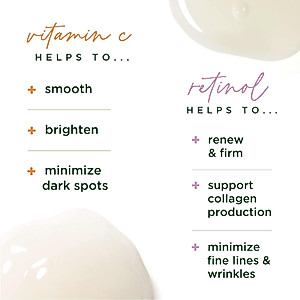 Tree of Life Facial Skin Care Set, Brightening, Firming, Hydrating, Dry Face, Dermatologist Tested - Vitamin C Serum (Brightens) + Retinol Serum (Smooths) - Skin Care Kit, 2 count of 1 Fl Oz