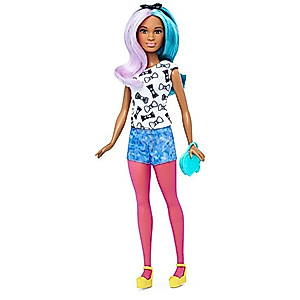 Barbie Fashionista Petite Doll with 2 Additional Outfits