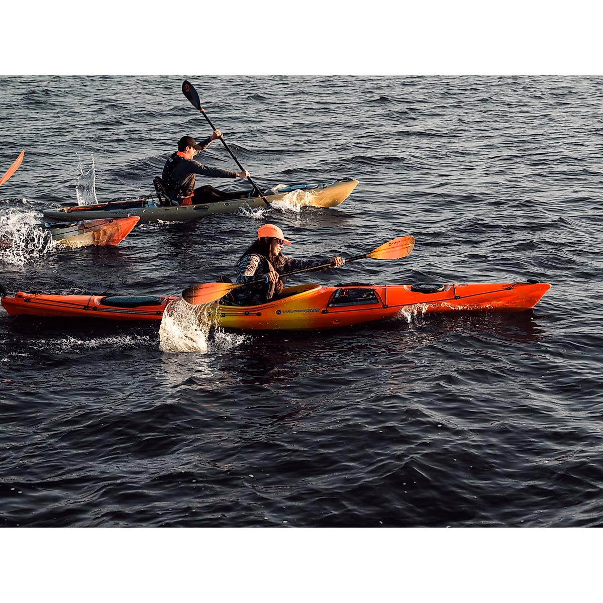 Wilderness Systems Tsunami 145 | Sit Inside Touring Kayak | Kayak with Rudder | 14' 6" | Breeze Blue