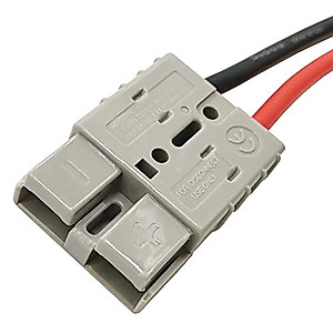 AYECEHI Ring Terminal Connector Extension Cable 10AWG Battery Adapter Cable,with O-Type Terminal and 45A Connector [1 m/3.3ft]