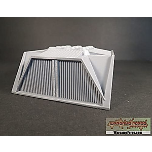 Military Hangar 6mm/8mm Tabletop Terrain Compatible with Epic, Adeptus Titanicus, Hex Maps