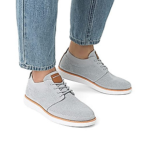 Bruno Marc Mens Mesh Sneakers Oxfords Lace-Up Lightweight Casual Walking Shoes, Grey - 11(Grand-01)