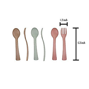 Kids Spoons and Forks Set, 6 pcs